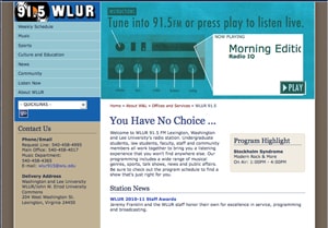 The Columns » Brand New Websites on wlu.edu » Washington and Lee University
