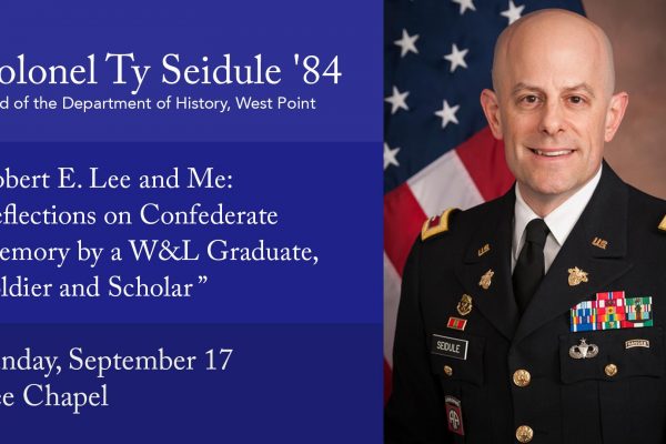 The Columns » Livestream: Constitution Day Speaker, Colonel Ty Seidule ...