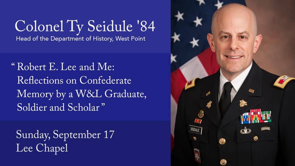 The Columns » Colonel Ty Seidule To Give Constitution Day Lecture ...