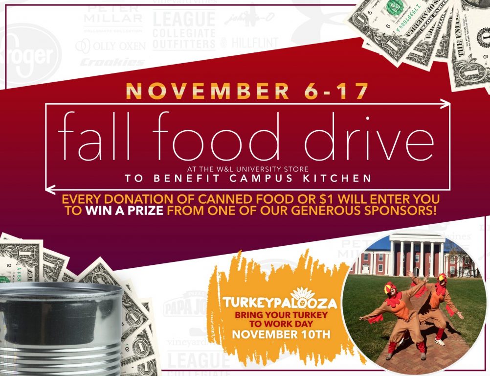 The Columns » W&L University Store Fall Food Drive in Full-Swing ...