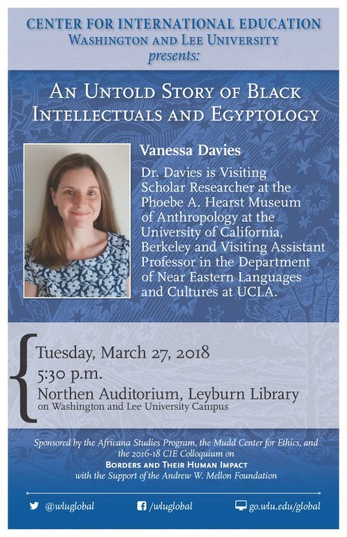 The Columns » W&L’s Center for International Education Presents Vanessa ...