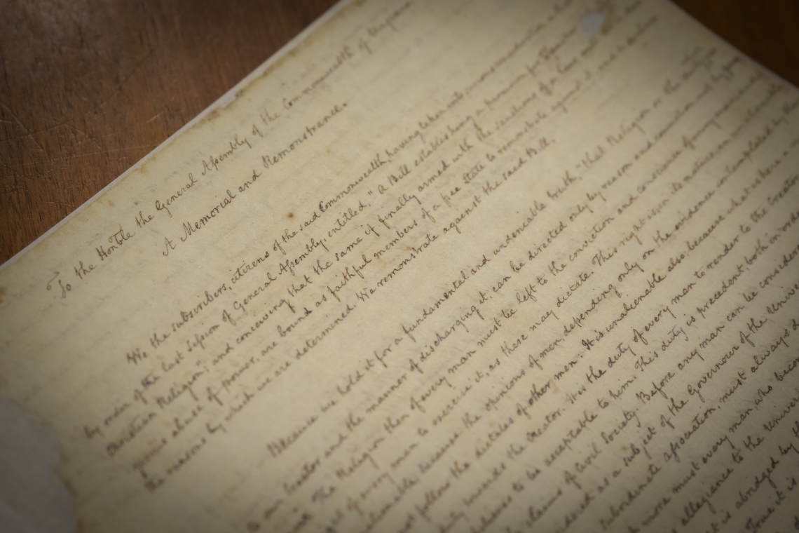 The Columns » W&L Uncovers James Madison’s Handwritten Manuscript ...