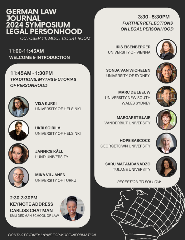 The Columns » German Law Journal Symposium to Explore Legal Personhood ...